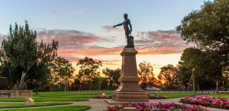 Viewing Adelaide from Colonel Light’s Lookout